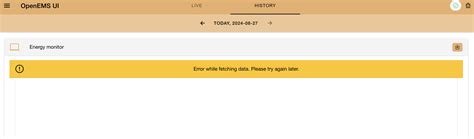 Openems Ui Not Showing History Data But Influxdb Is Ok English Forum