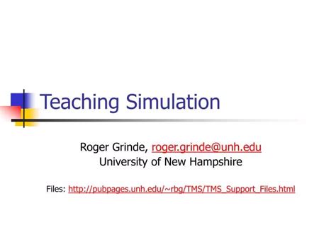 Ppt Teaching Simulation Powerpoint Presentation Free Download Id