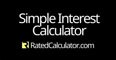 Simple Interest Calculator Charts Tables And Examples