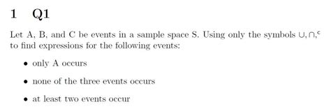 Solved Let A B And C Be Events In A Sample Space S Using Chegg