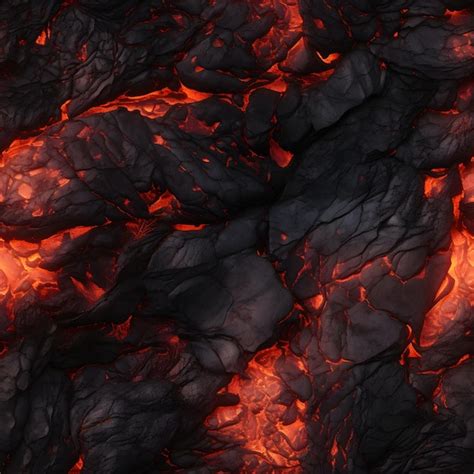 Premium Ai Image Lava Texture