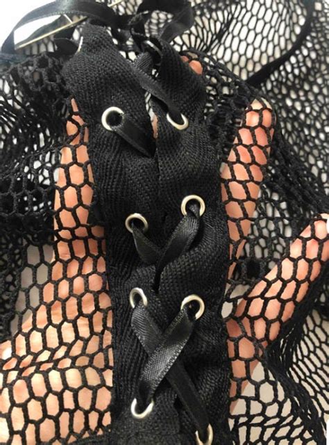 Open Crotch Mesh Lingerie Sets Classy Lingerie Crotchless Mesh