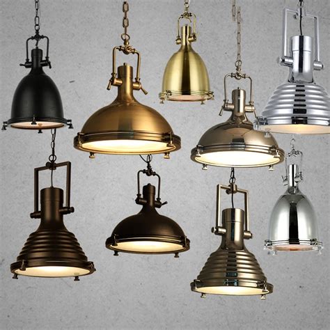 Loft Lamp Light Retro Pendant Lights Lampara Industrial Vintage Led