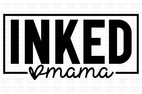 Inked Mamamama Svg Design Graphic By Design Store · Creative Fabrica