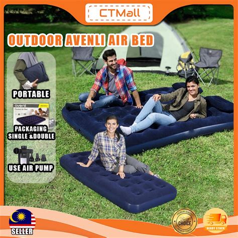 Avenli Outdoor Mattress Air Mattres Single Double Tilam Angin Camping