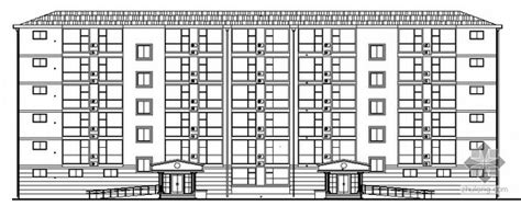 某六层厂区宿舍楼工程建筑扩初图 居住建筑 筑龙建筑设计论坛