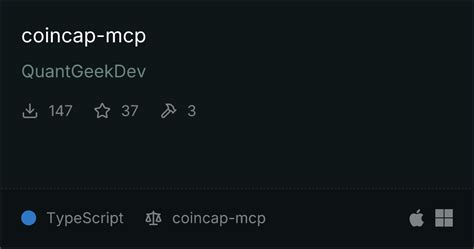 Coincap Mcp Glama