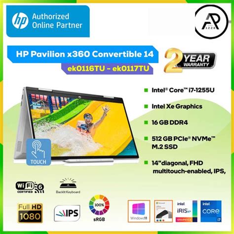 Jual Laptop Hp Pavilion X Ek Tu Ek Tu I U Gb Gb Touch Kota Semarang