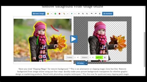 Remove Background From Image Online Clipping Magic Clone Youtube