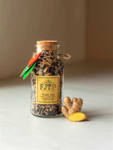 Fjt MelnĀ TĒja Ar Ingvera Gabaliņiem Kanēli Un Medu