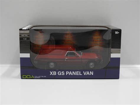 132 Ford Xb Gs Falcon Panel Van Phoenix Red Dda Collectibles