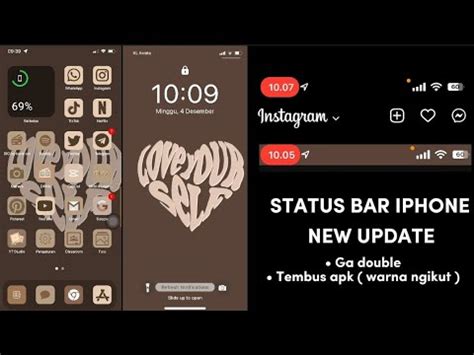 Status Bar Iphone X Xr Xs Terbaru Youtube