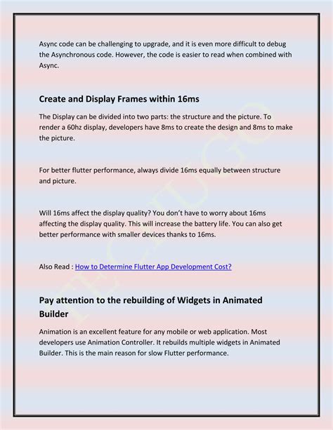 Ppt Flutter Optimization Techniques To Improve Existing App Results