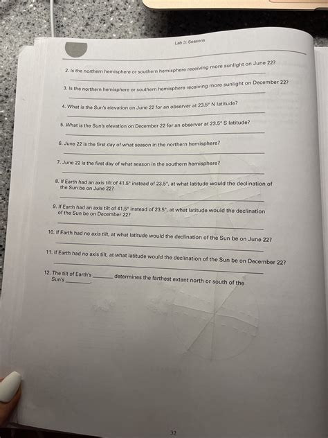 Solved Problem Solving Module 3 Earth Sun And Solstices