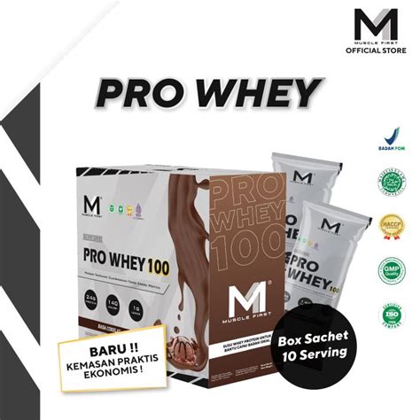 Muscle First M Pro Whey Box Isi Sachet MuscleFirst Whey Protein Lazada Indonesia