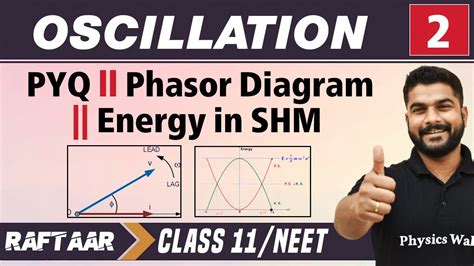 Oscillation 02 Pyq Phasor Diagram Energy In Shm I Class11neet