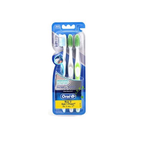 Oral B Toothbrush Crisscross Ultrathin Pack 21ออรัลบี แปรงสีฟัน รุ่นคร