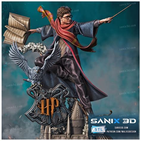 哈利波特3d模型 3d社 3d打印模型 3d打印免费模型下载 Stl文件免费下载