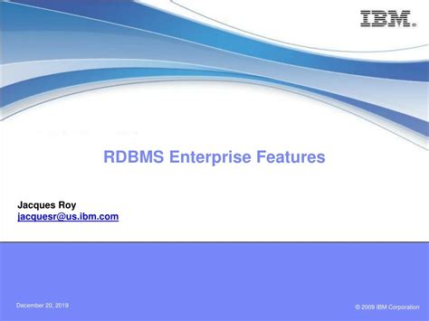 Ppt Informix Enterprise Features For Better Performance And
