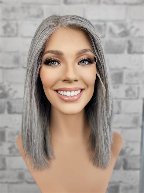15 Lux Lace 24 Wig Salt N Pepper S Flox Hair