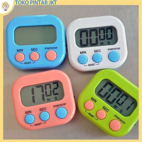 Jual Digital Kitchen Timer Alarm Dapur Masak Clock Stopwatch Jam