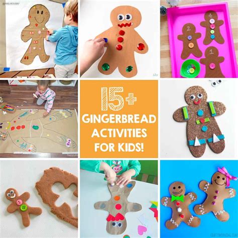 Gingerbread Activities For Preschool Days With Grey
