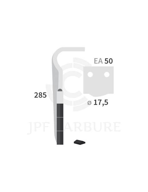 Dent De Herse Rotative Gauche 3 Plaquettes Carbure Dc Ds Dl