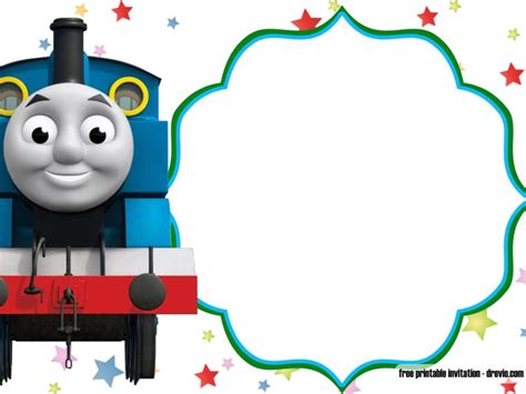 Free Online Thomas Train Party Printables Printable Templates Hub