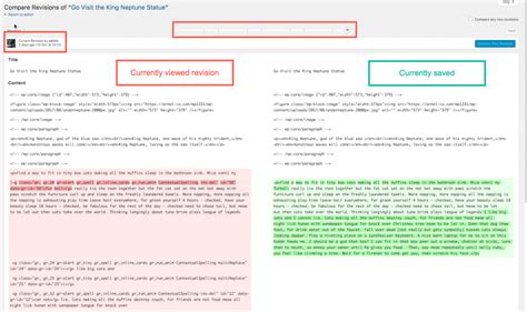 Use The Wordpress Revisions Option In The Gutenberg Editor