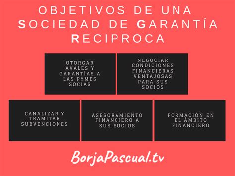 SOCIEDADES DE GARANTÍA RECÍPROCA SGR financiación PYMES