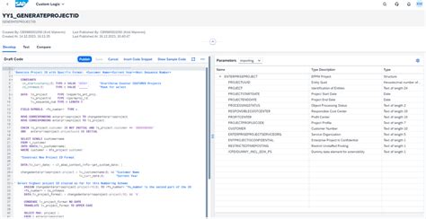 Generate Customer Project Id Via Badi Project Dete Sap Community