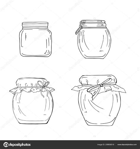 Баночка шаблон для аппликации 54 фото