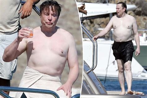 Elon Musk Tweets Free The Nip After Going Shirtless In Mykonos
