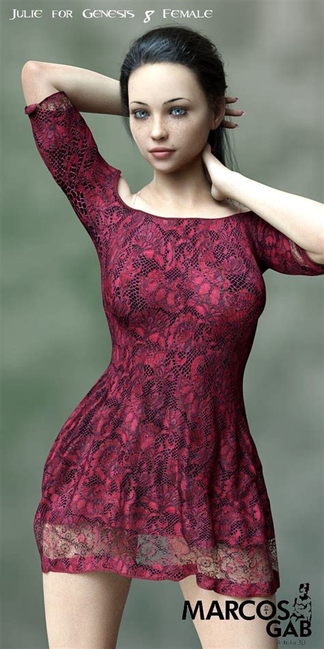 Julie For Genesis 8 Female Daz Content By MarcosGAB