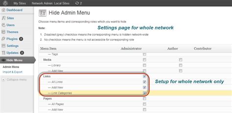 Wordpress Hide Admin Menu Plugin By Prowcplugins Codecanyon