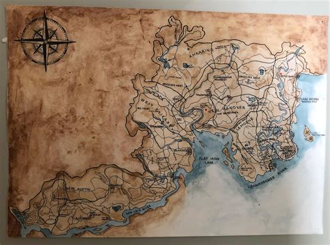 Map I Made A While Ago R Rdr2