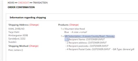 Customer Input In Checkoutconfirmationphp General Add Ons Support