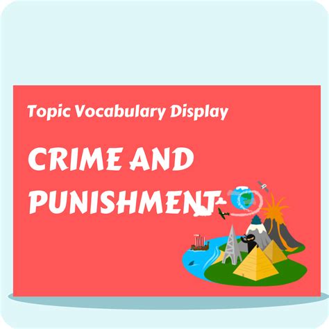 Crime And Punishment Vocabulary Ninja