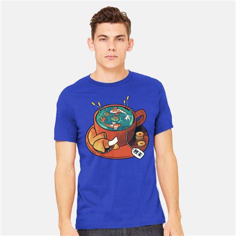 Koi Tea Zen Break Mens Heavyweight Tee Tobefonseca By Teefury