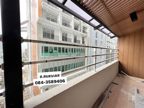 👉ราวกันตกสแตนเลส ผิวเงา เกรด 304 📍ติดตั้งที่ หน้างาน โรงพยาบาล สมเด็จพระปิ่นเกล้า 👍🏻👏🏻👏🏻 ส่งงาน