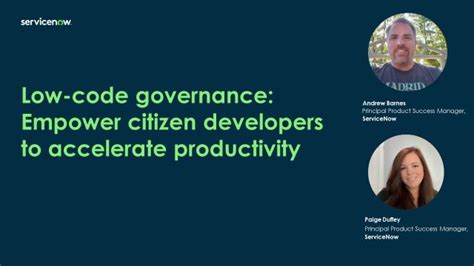 Low Code Governance Empower Citizen Developers To Accelerate Productivity