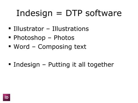 Indesign Basics Ppt