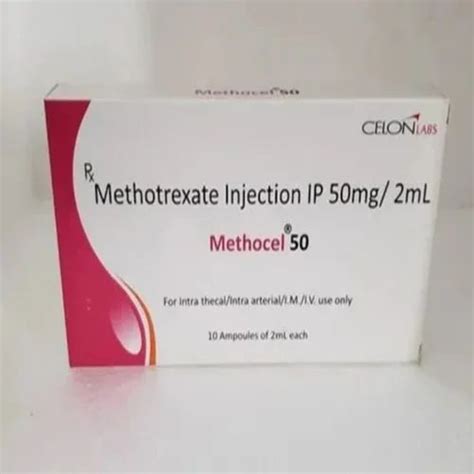 Methotrexate 50mg Inj At ₹ 78 Vial Bagadganj Nagpur Id 2853142313562