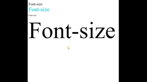 How To Set Font Size Html5 Css Webdesign Webdevelopment