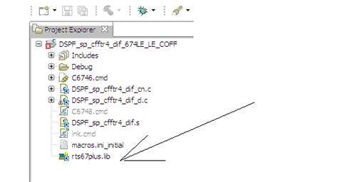 Running One Of Dsplib Examples On C Processors Forum Processors Ti E E Support Forums