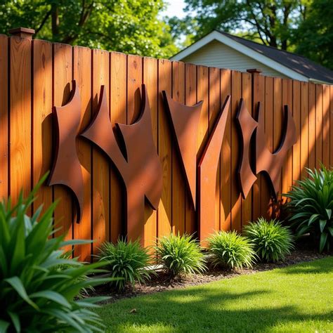 Fence Art Metal Transforming Your Yard Into An Outdoor Gallery