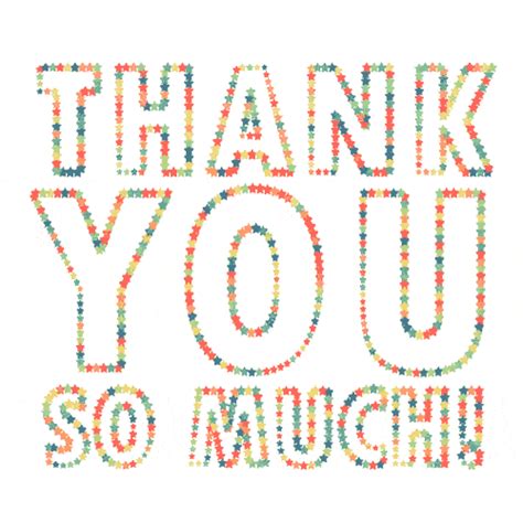 Thank You So Very Much 