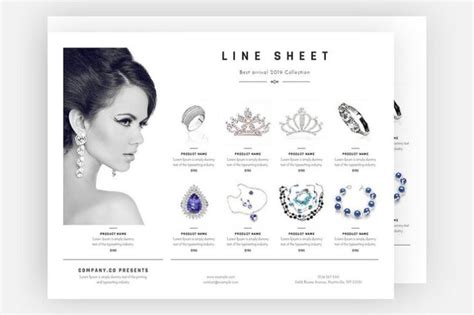 What Is A Line Sheet Small Business Guide Free Template