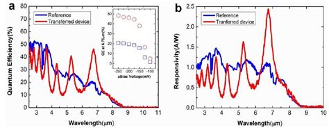 A Saturated Quantum Efficiency Spectra Of The Transferred