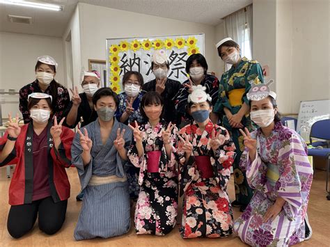 あずみ苑スタッフぶろぐ｜レオパレス21グループの介護施設 納涼祭を開催しました／越谷市「あずみ苑蒲生」